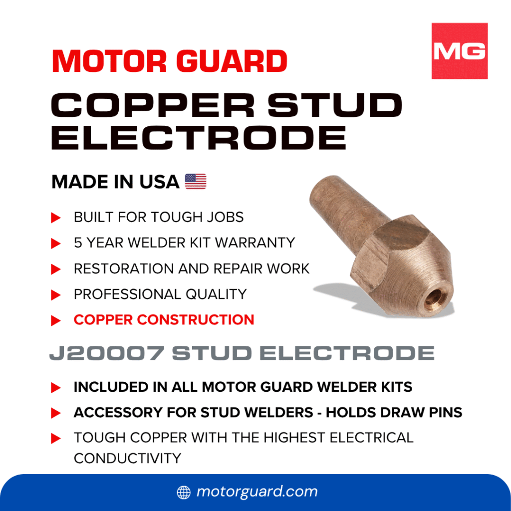 J20007 Stud Electrode for Magna-Spot Stud Welders – Motor Guard