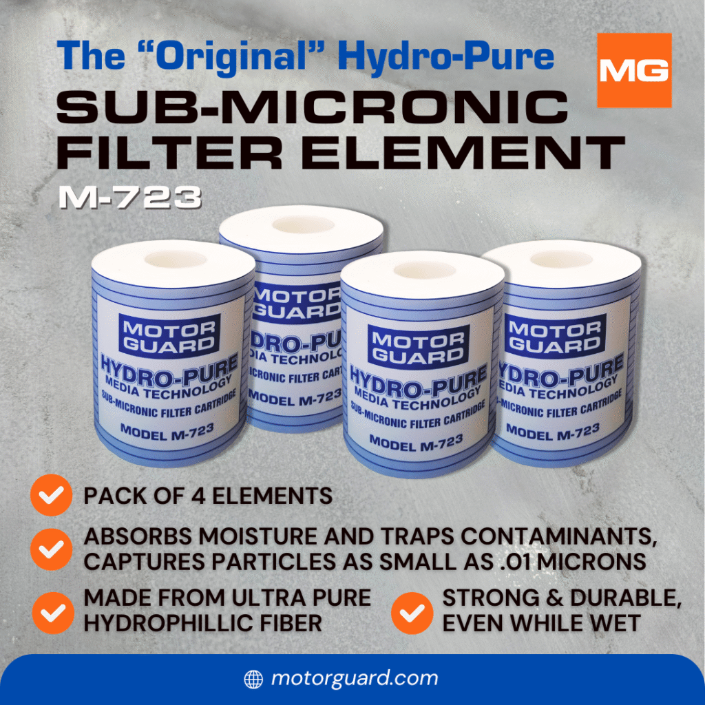 M-723 Replacement Submicronic Element Pack of 4 – Motor Guard